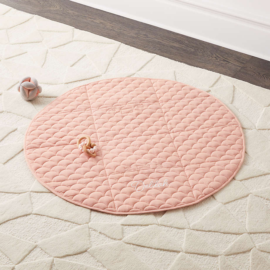 Fold and Go Pink Portable Baby Mat Tummy Time Toy + Reviews | Crate & Kids