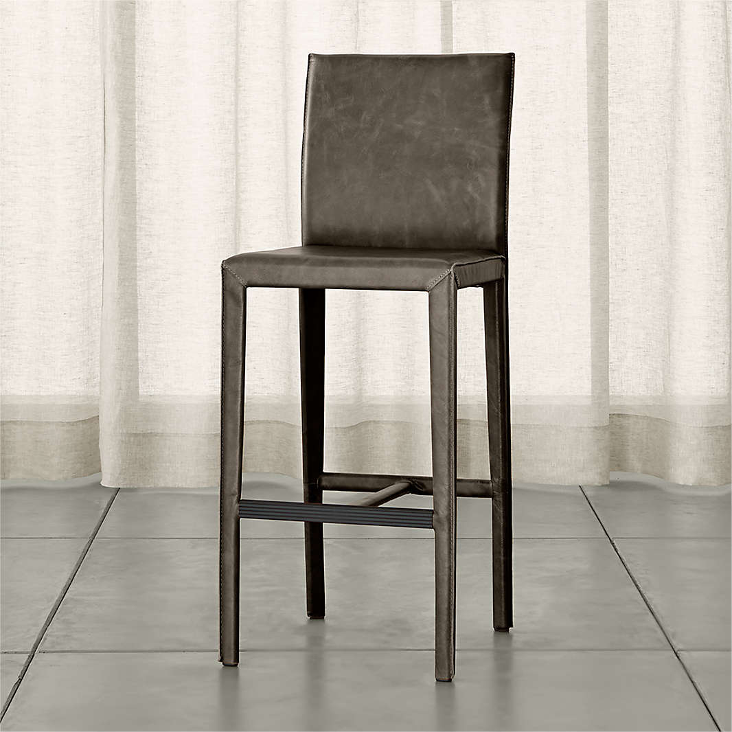 Leather Bar Stools | Crate & Barrel