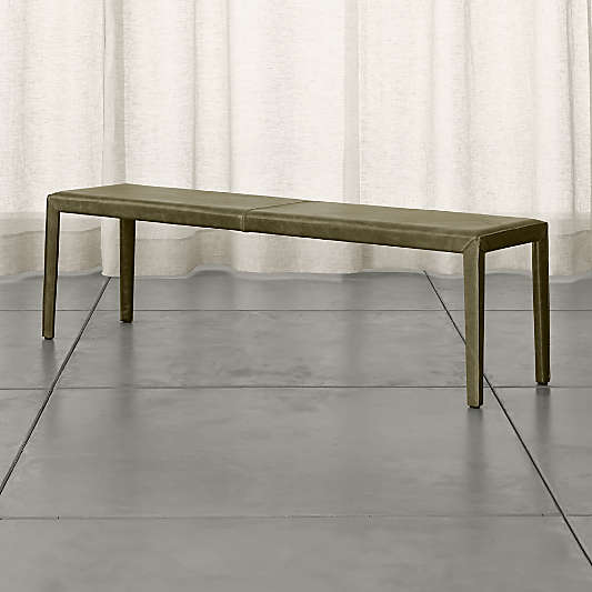 Green Dining Benches | Crate & Barrel