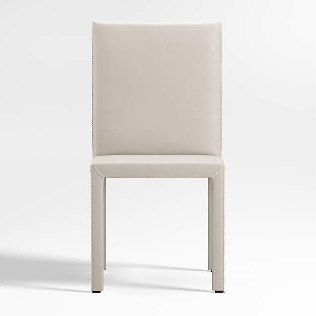 Cahone Brandy Leather Dining Chair | Crate & Barrel