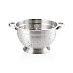Footed Stainless Steel Colander + Reviews | Crate & Barrel