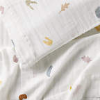 Supersoft Forest Animals Organic Cotton Toddler Sheet Set | Crate & Kids