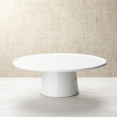 Dover White Cake Stand | Crate & Barrel Canada