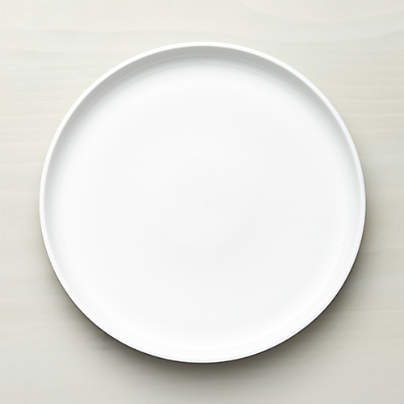 Mercer White Round Ceramic Platter + Reviews | Crate & Barrel Canada