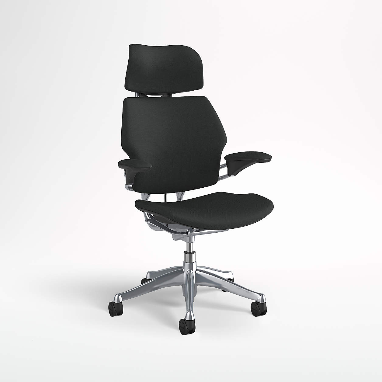 Humanscale Freedom Black Office Chair with Headrest + Reviews | Crate ...