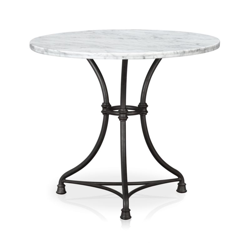 French Kitchen Round Bistro Table + Reviews | Crate & Barrel