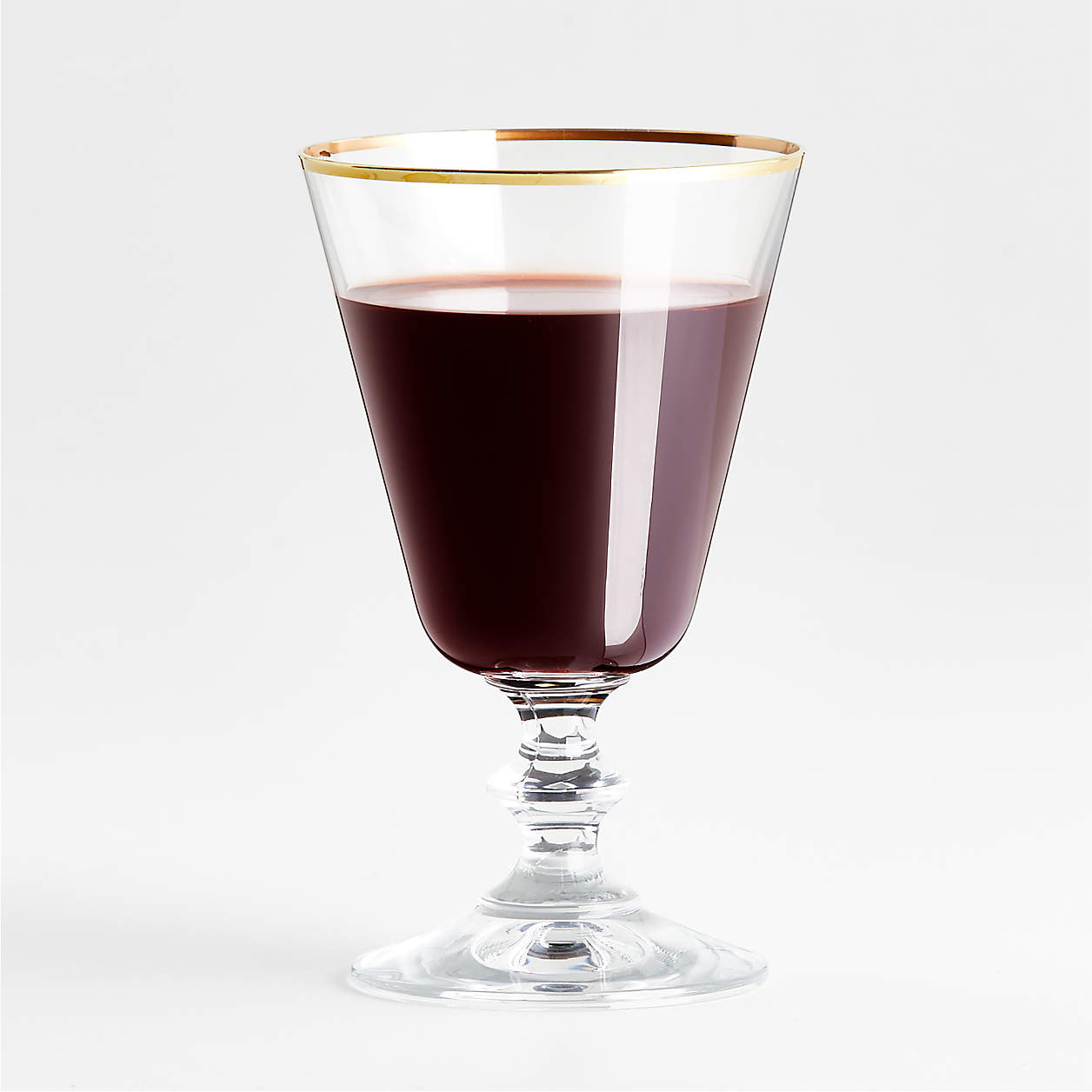 Gold Rim French Wine Glass Reviews Crate And Barrel