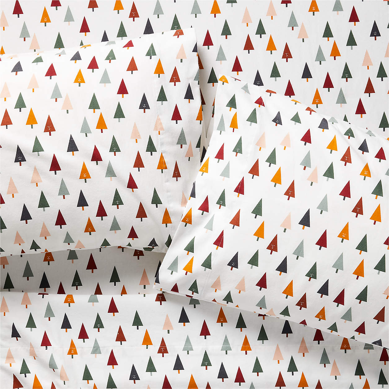 Supercozy Friendly Forest Organic Cotton Flannel Kids Full Sheet Set ...