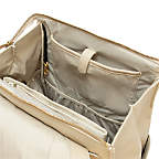 Freshly Picked Classic Beige Vegan Leather Diaper Backpack & Crossbody ...