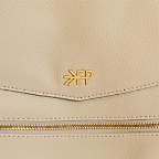 Freshly Picked Classic Beige Vegan Leather Diaper Backpack & Crossbody ...