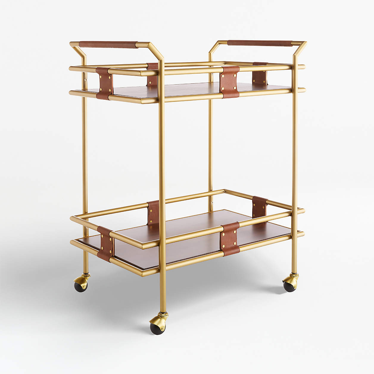 Fae 2-Tier Bar Cart + Reviews | Crate & Barrel