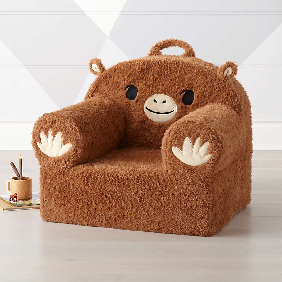 Large Furry Monkey Nod Chair + Reviews | Crate and Barrel