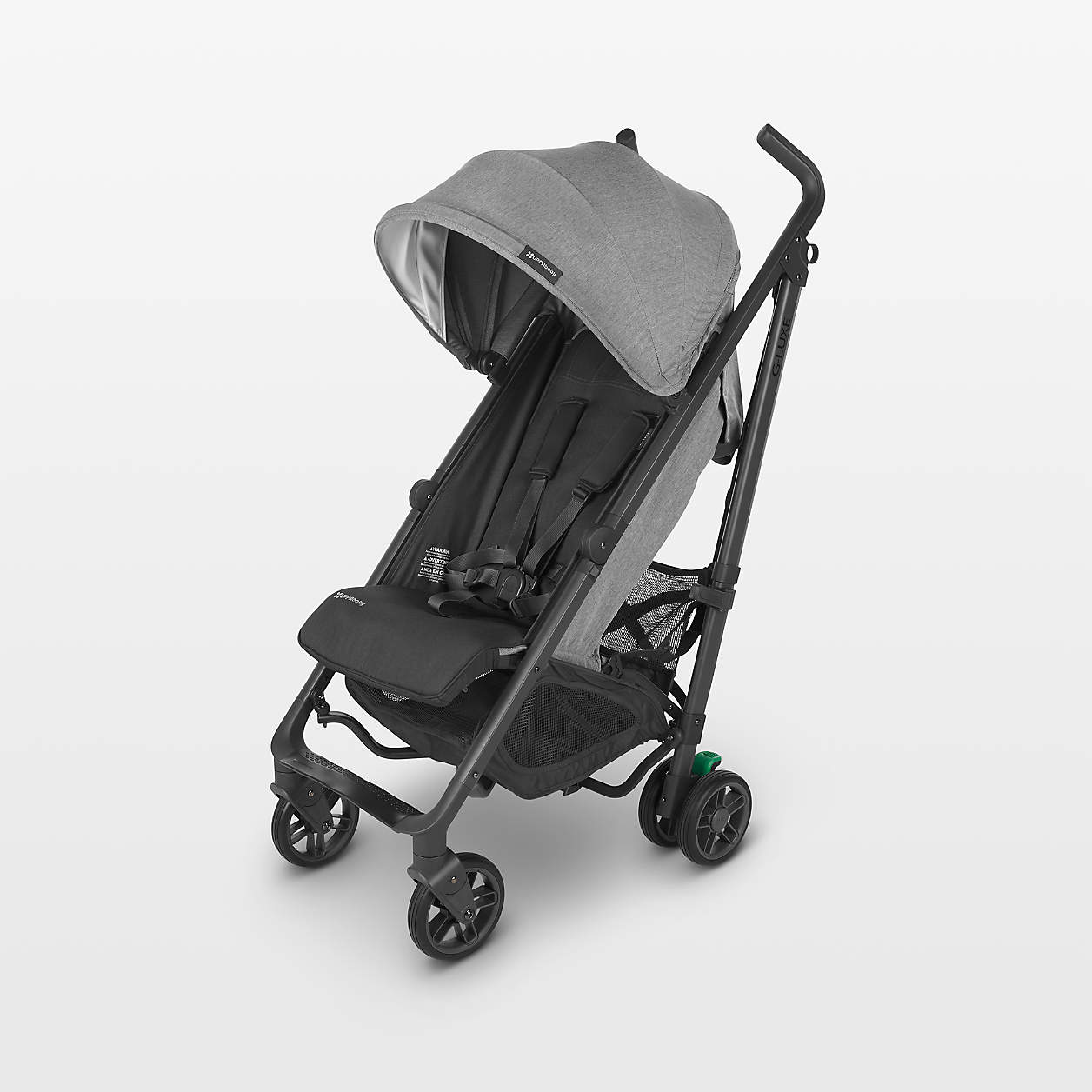UPPAbaby G-Luxe Greyson Grey Lightweight Umbrella Baby Stroller | Crate ...