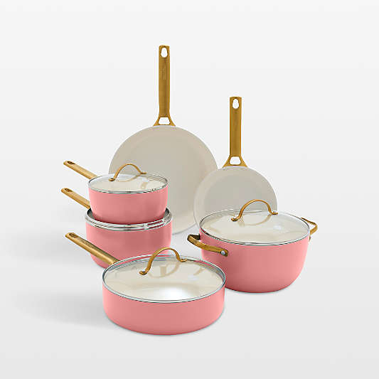 Pink Pots and Pans Sets, Pink Cookware Sets | Crate & Barrel