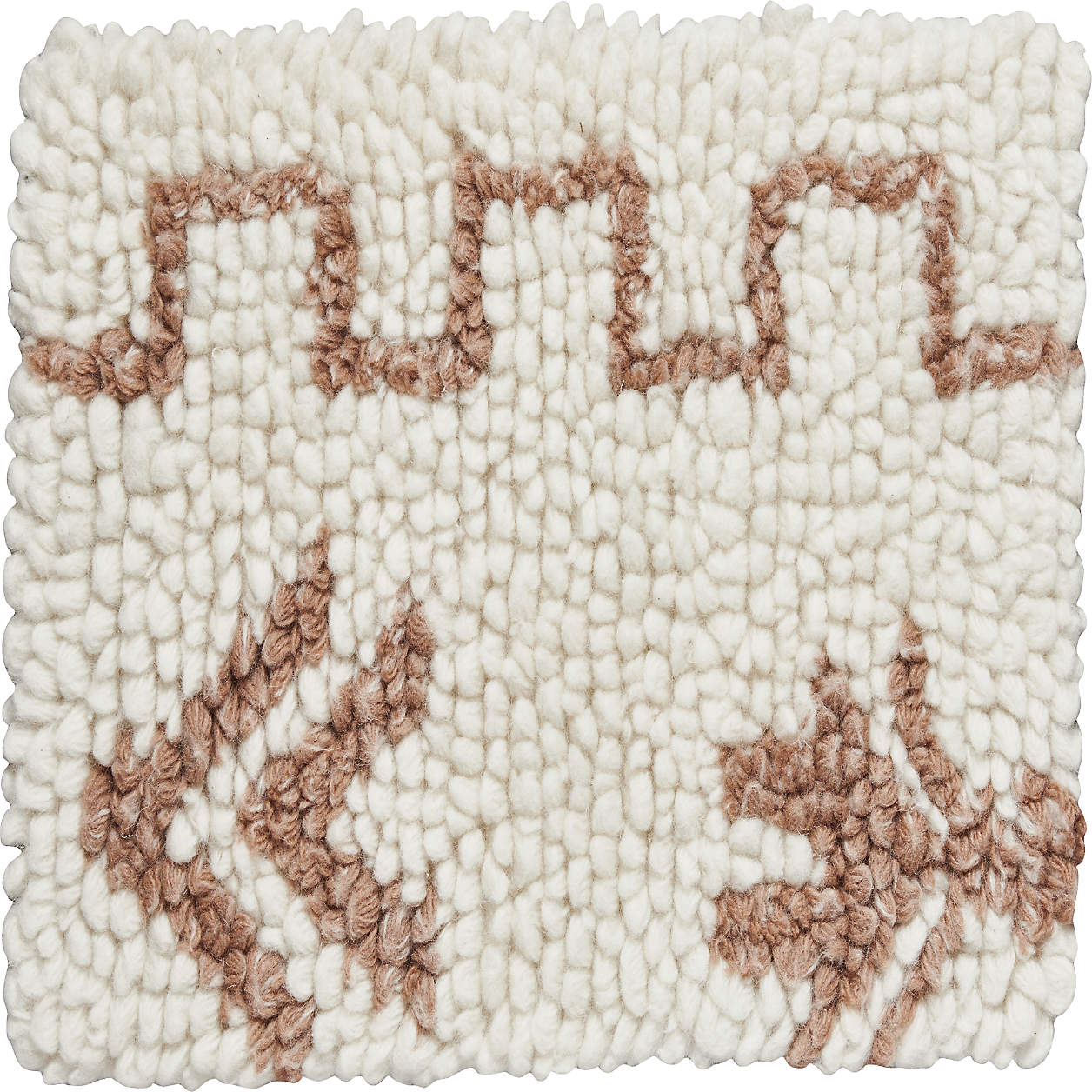 Gabey Figures Wool Pink Kids Area Rug Swatch | Crate & Kids