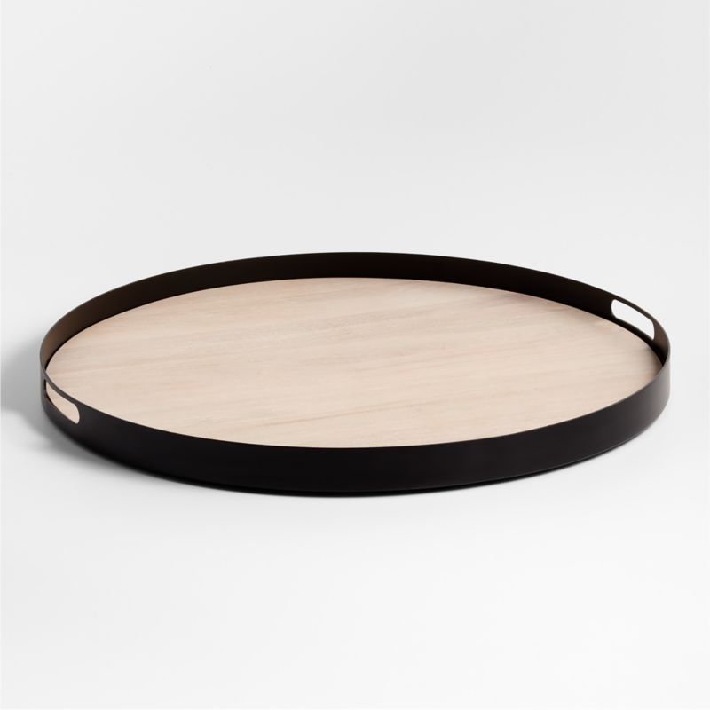 Gable Round Tray + Reviews | Crate & Barrel