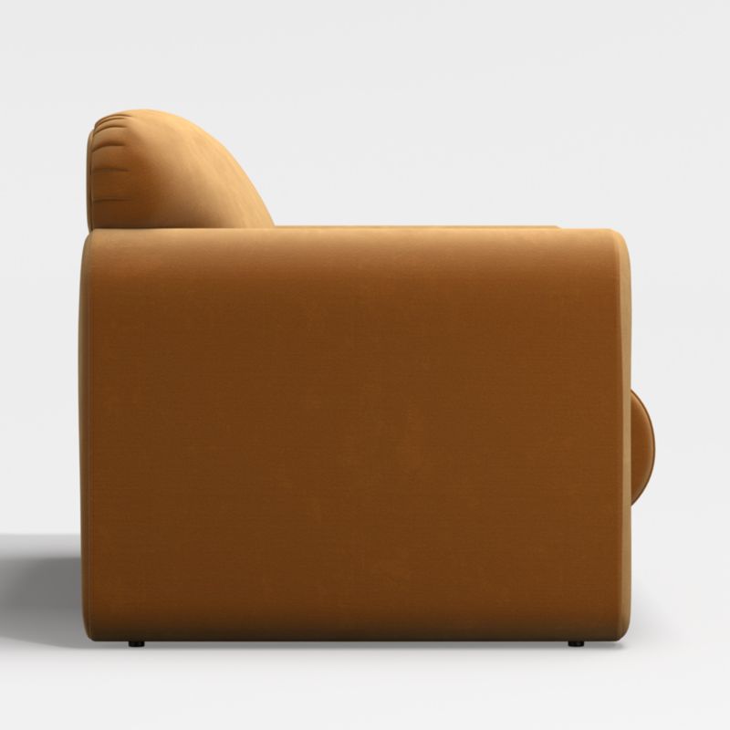 Gala Reverse Roll Arm Apartment Sofa + Reviews | Crate & Barrel