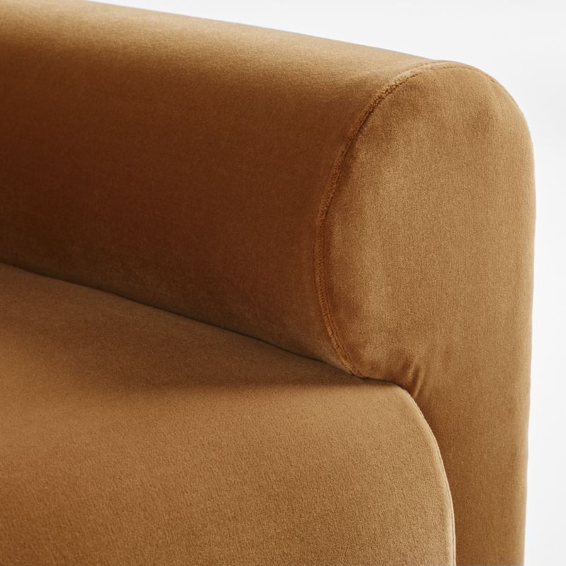 Gala Reverse Roll Arm Apartment Sofa + Reviews | Crate & Barrel