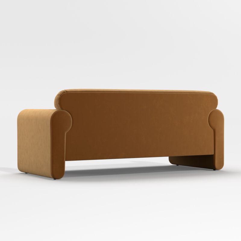 Gala Reverse Roll Arm Sofa + Reviews | Crate & Barrel