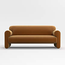 Gala Reverse Roll Arm Sofa + Reviews | Crate & Barrel