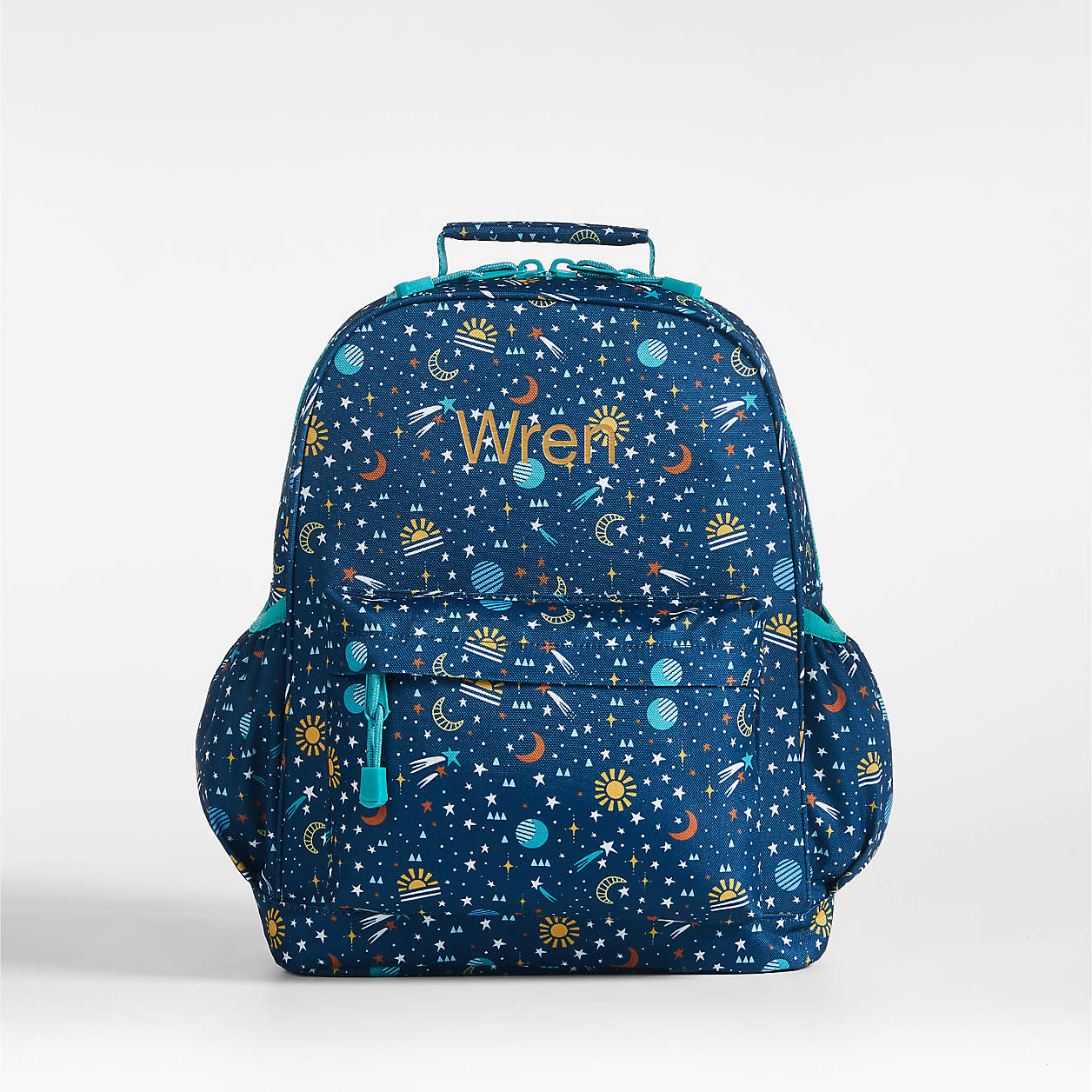 Outer Space Party Medium Kids Backpack with Side Pockets | Crate & Kids