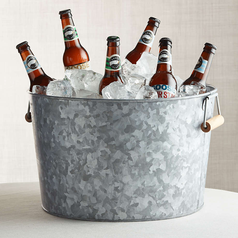 Galvanized Beverage Tub | Crate & Barrel