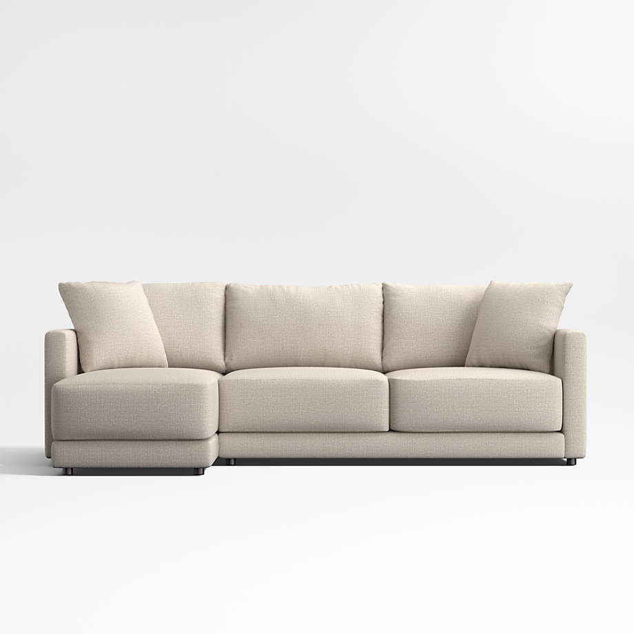 Gather Deep 2-Piece Sectional Sofa with Left-Arm Chaise + Reviews ...