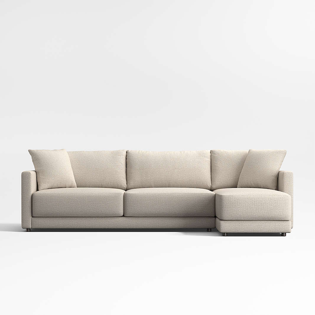 Chaise Sectionals: 2-Piece, 3-Piece & 4-Piece Sofas with Chaise | Crate ...