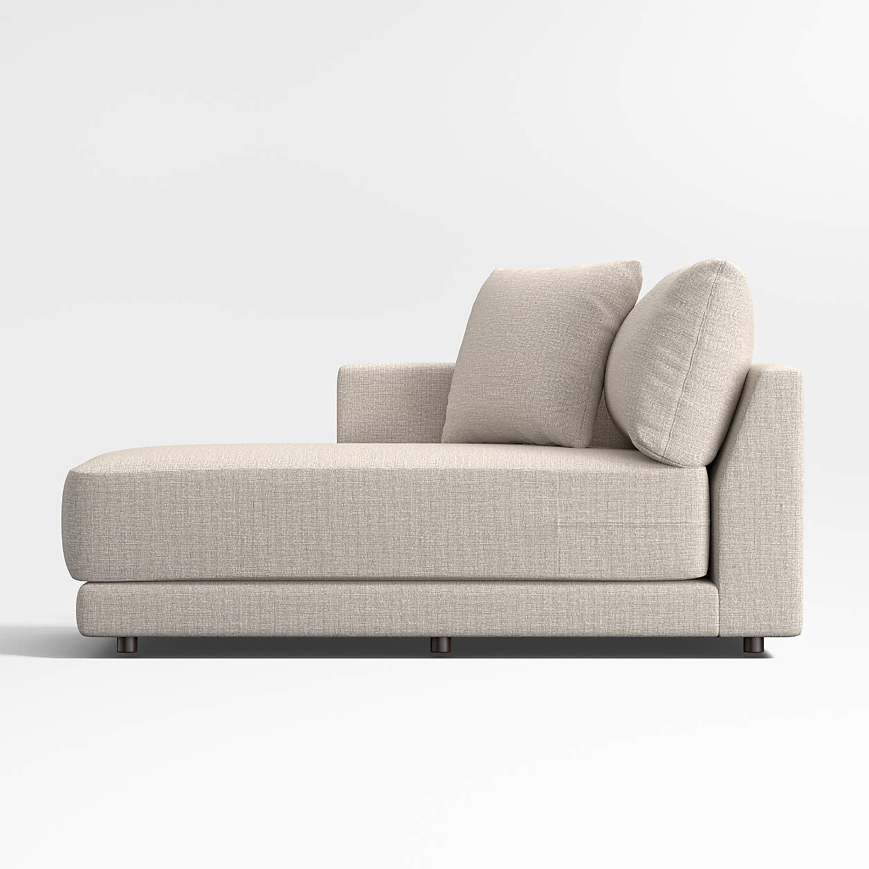 Gather Deep Left-Arm Chaise Lounge + Reviews | Crate & Barrel Canada
