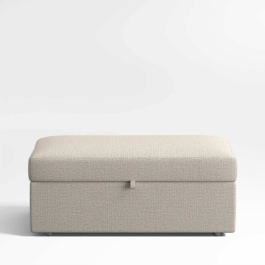 Storage Ottomans, Modern Ottomans & Leather Cubes | Crate & Barrel