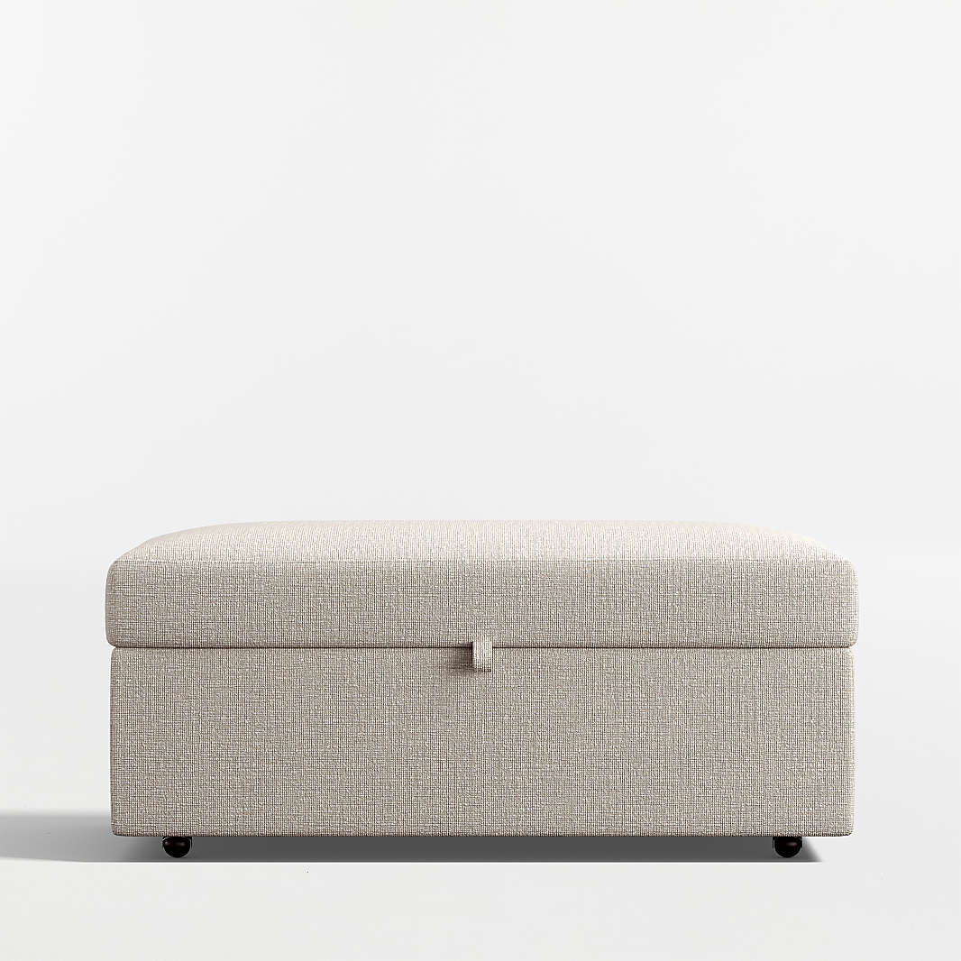 Storage Ottomans, Modern Ottomans & Leather Cubes | Crate & Barrel