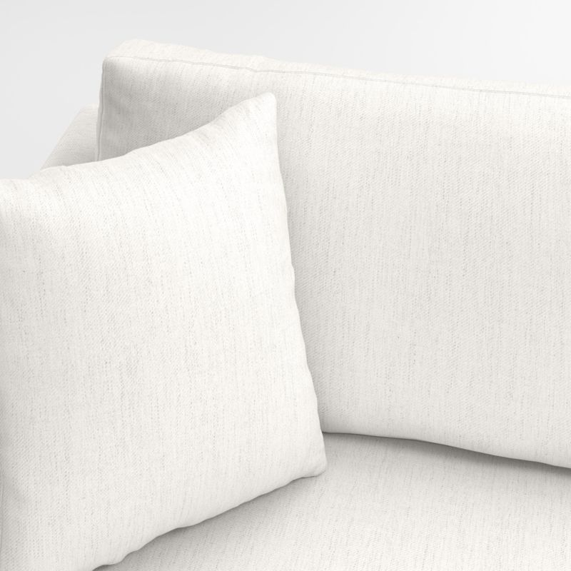 Gather Deep Wood Base 4-Piece L-Shaped Sectional Sofa | Crate & Barrel