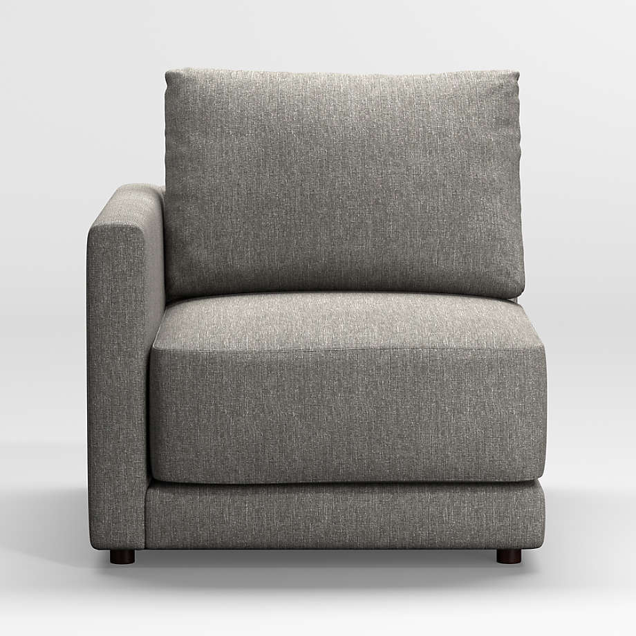 Gather Deep Left-Arm Chair + Reviews | Crate & Barrel