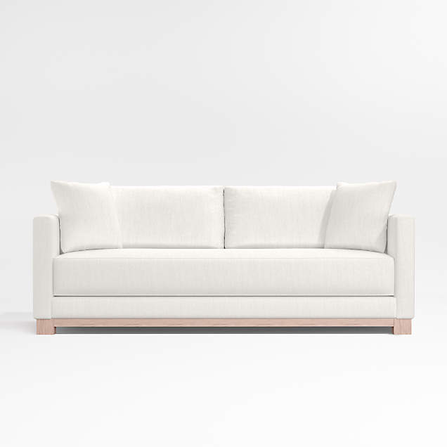 Gather Wood Base Sofa (77"-89") | Crate & Barrel