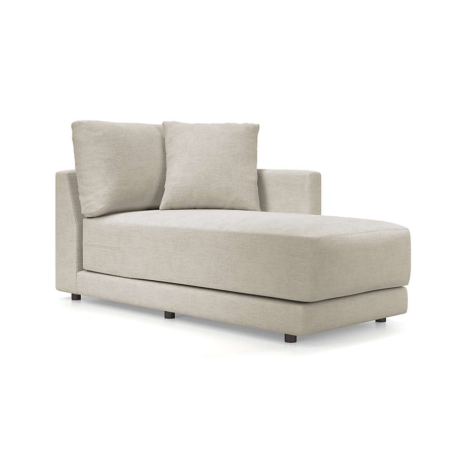 Gather Deep Right Arm Chaise | Crate & Barrel