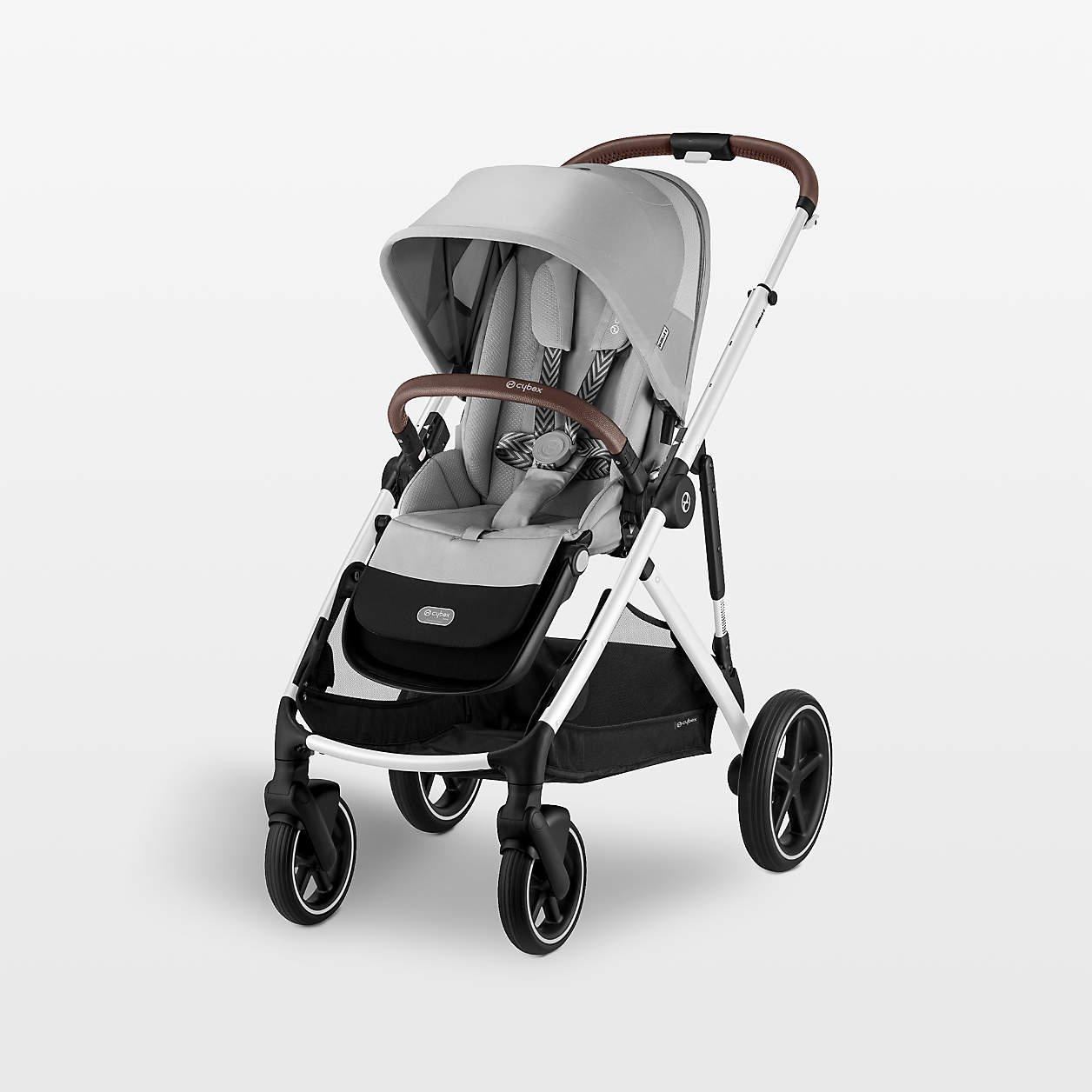 CYBEX Lava Grey Gazelle S Modular Baby Stroller with Silver Frame ...
