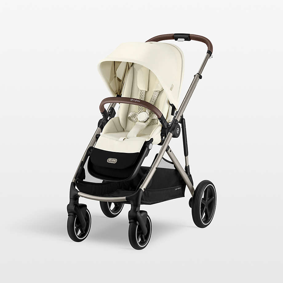 CYBEX Seashell Beige Gazelle S Modular Baby Stroller with Taupe Frame ...