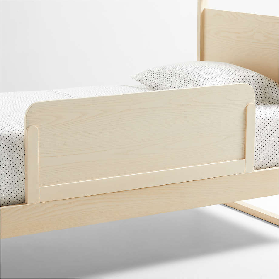 Gemini Kids Light Ash Wood Bed Rail | Crate & Kids