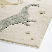 Geo-Dino Kids Hand-Tufted Wool Dinosaur Kids Rug 5x8 + Reviews | Crate ...