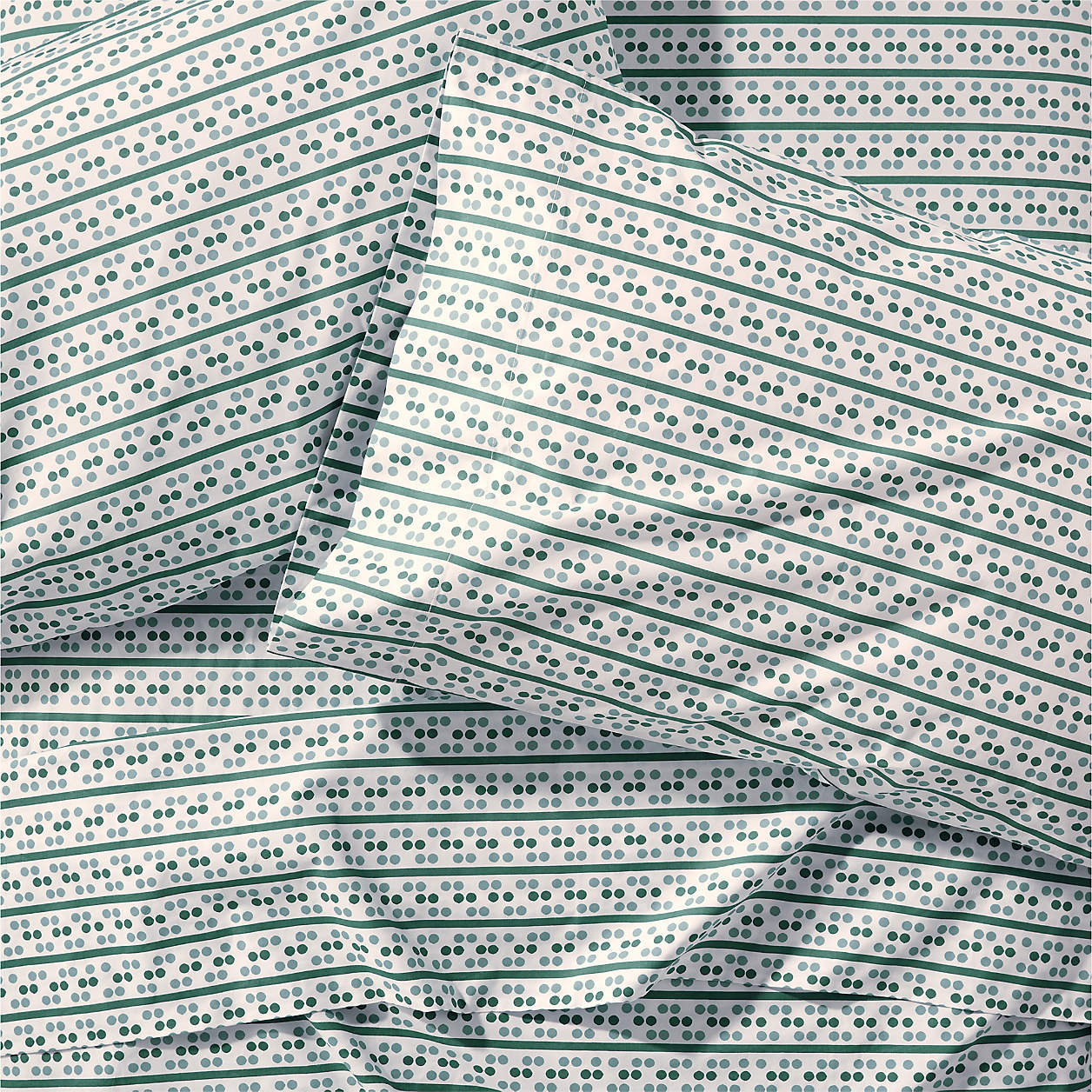 Modern Organic Patterned Teal Queen Kids Sheet Set + Reviews | Crate & Kids