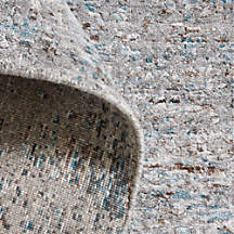 Giverny Wool and Viscose Hand-Knotted Carbon Grey Area Rug 8'x10 ...