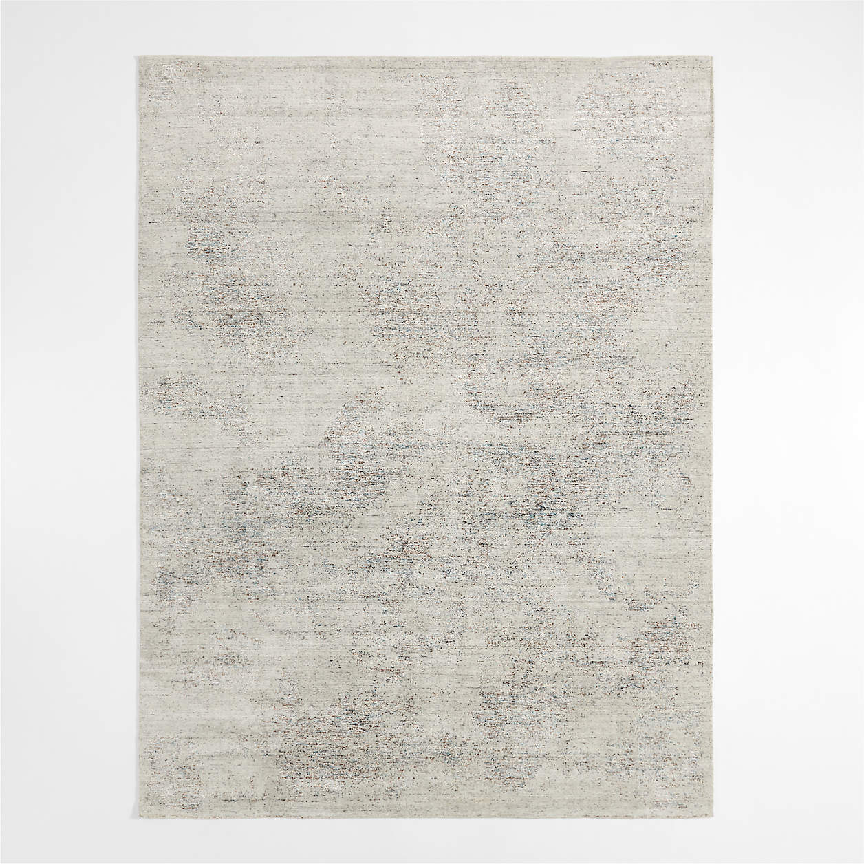 Giverny Wool and Viscose Hand-Knotted Natural Area Rug 12'x15' | Crate ...