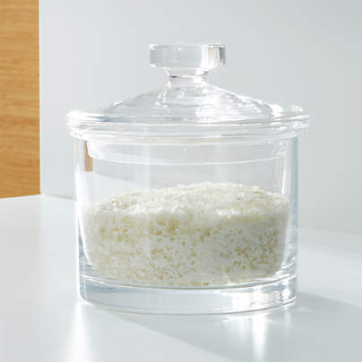 Small Glass Canister + Reviews | Crate & Barrel