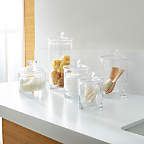 Large Glass Canister + Reviews | Crate & Barrel