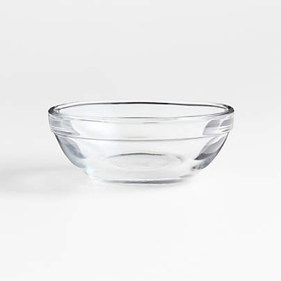 3" Glass Stack Bowl + Reviews | Crate & Barrel