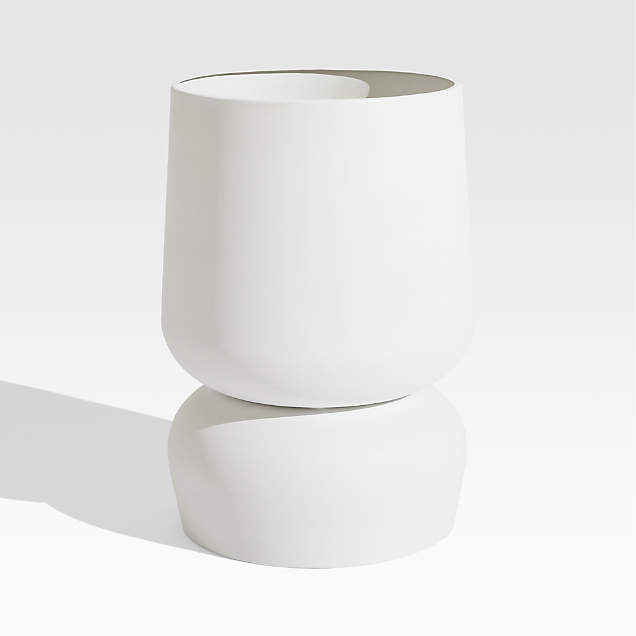 Saabira Taupe Indoor/Outdoor Planters | Crate & Barrel Canada