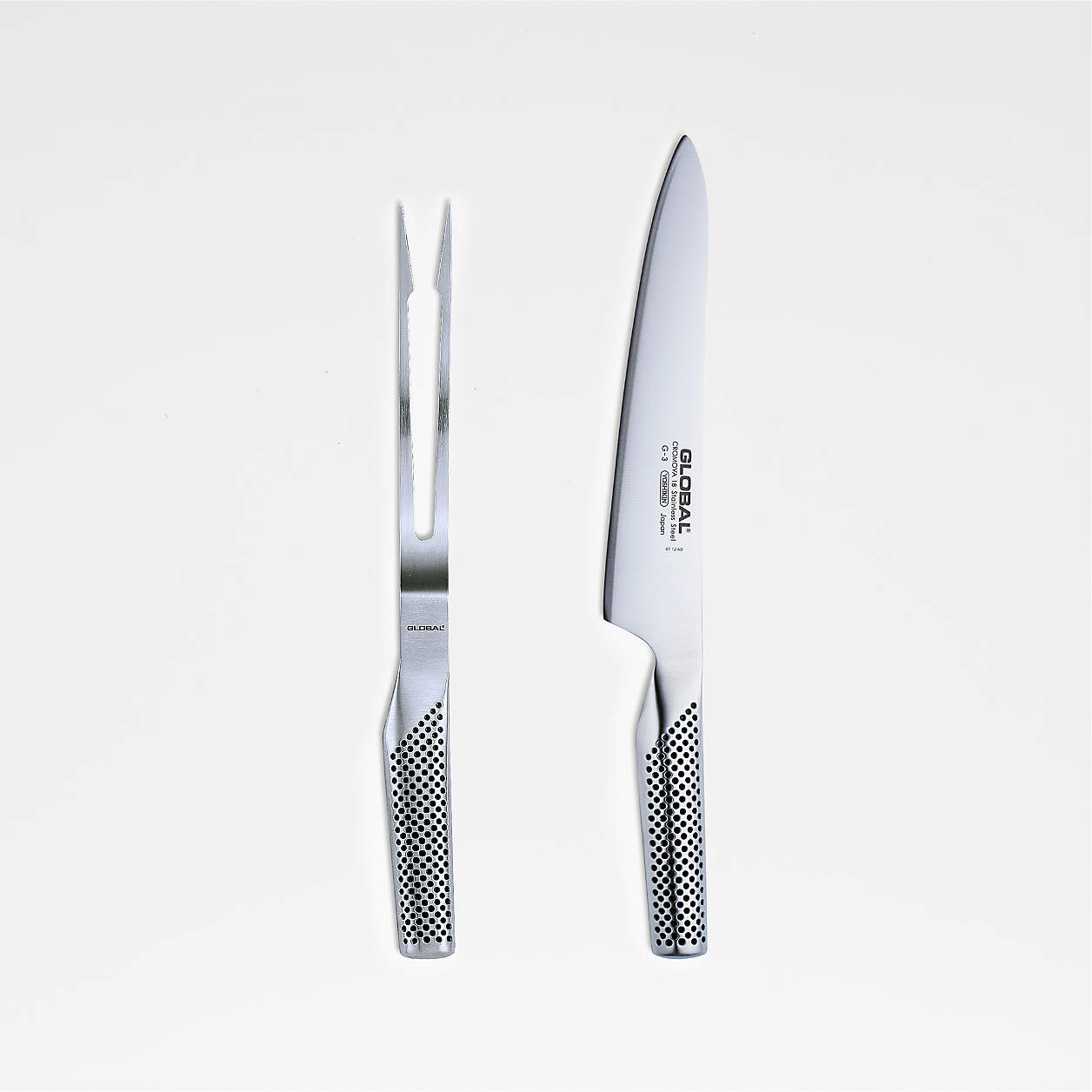 Global Classic 2-Piece Carving Set | Crate & Barrel