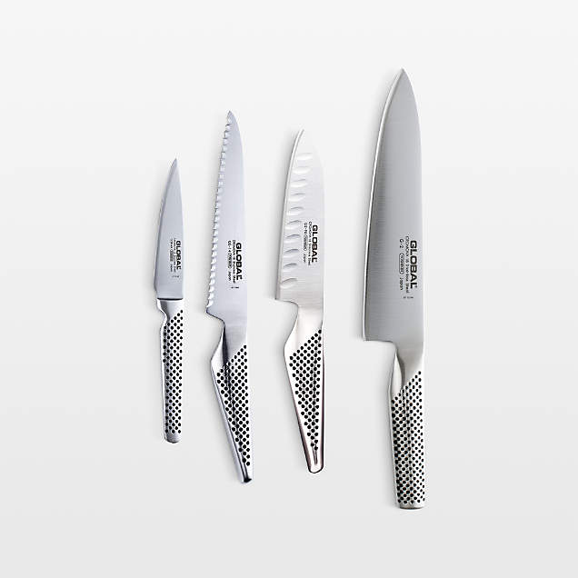 Global Classic 3-Piece Knife Set + Reviews | Crate & Barrel