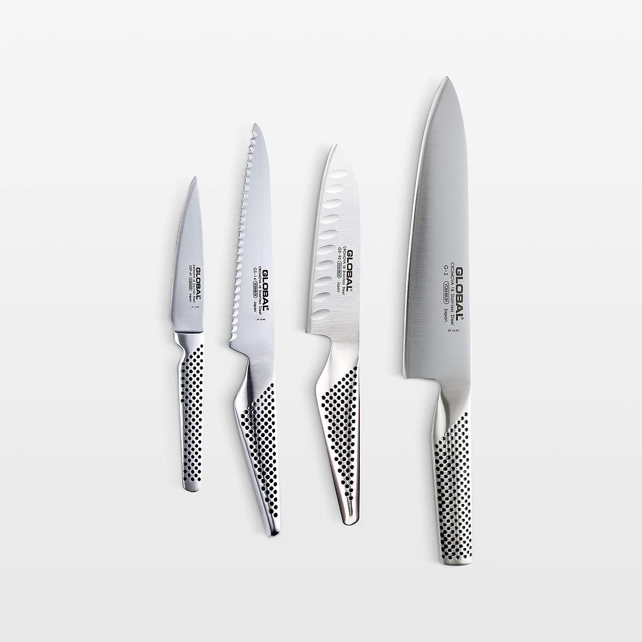 Global Classic Cutlery 4-Piece Knife Set | Crate & Barrel