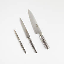Global Classic 3-Piece Knife Set + Reviews | Crate & Barrel